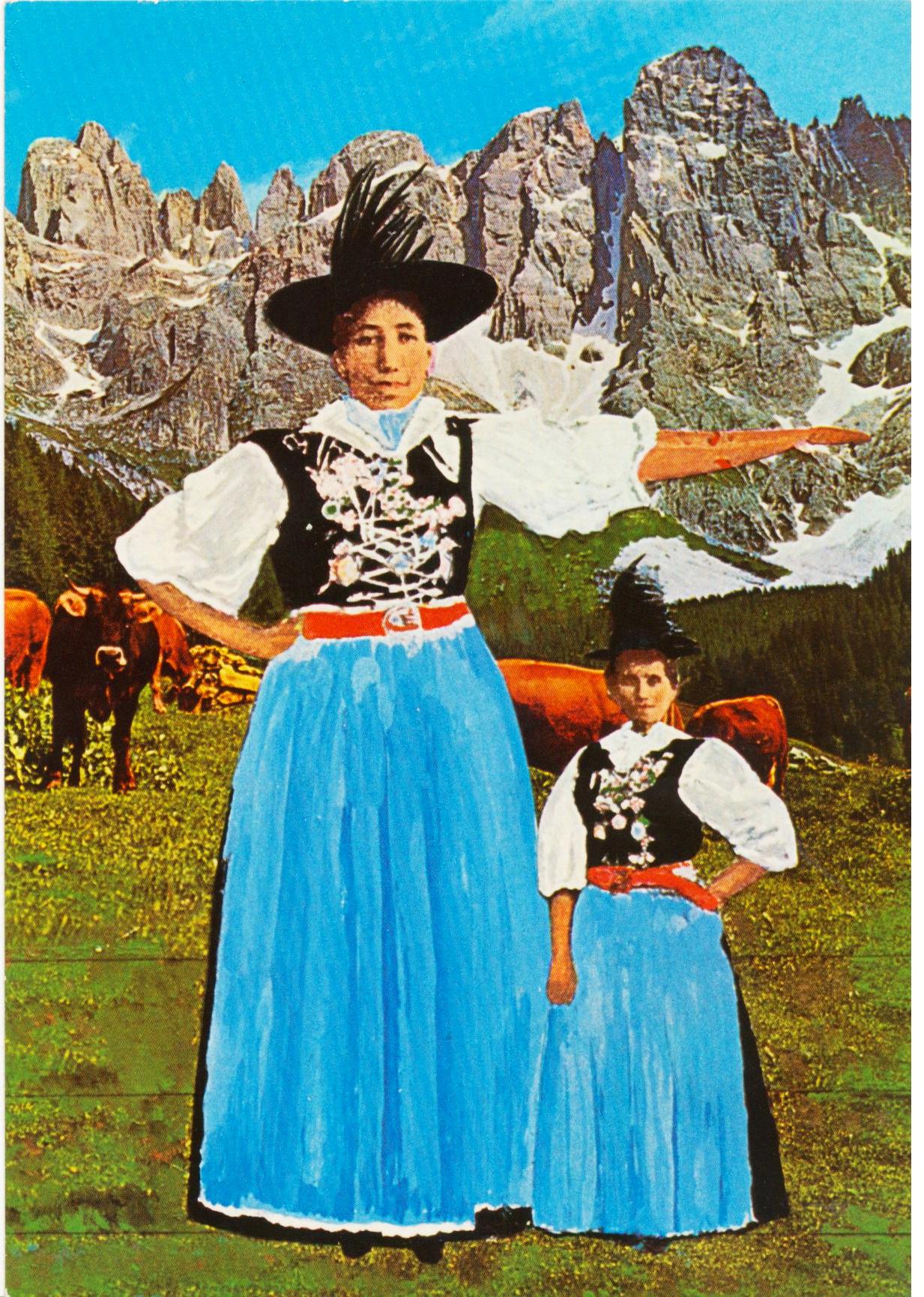 Maria Fassnauer or Mariedl The tallest woman