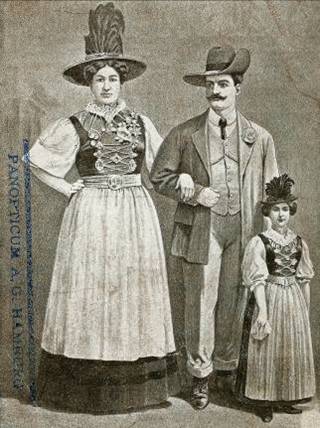 Maria Fassnauer or Mariedl The tallest woman