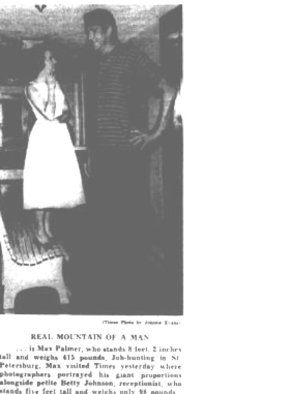 Max Palmer The tallest man Clarksdale