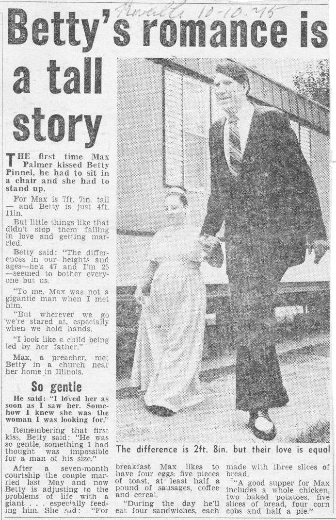 Max Palmer The tallest man Clarksdale