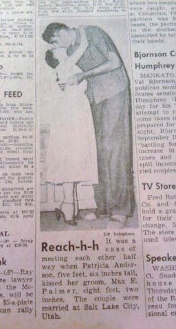 Max Palmer The tallest man Clarksdale