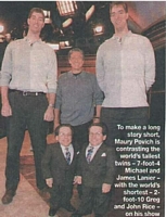 Mike Lanier - The tallest twins