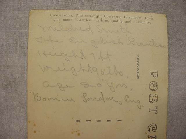 Mildred The skeleton giantess