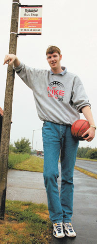 Neil Fingleton The tallest man England and Europe