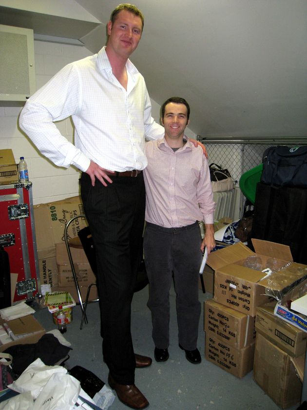 Neil Fingleton The tallest man England and Europe