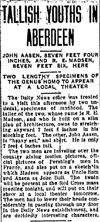 Ralph Madsen - The tallest man Nebraska