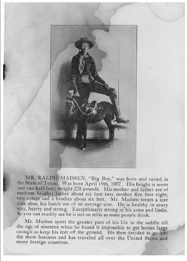 Ralph Madsen - The tallest man Nebraska