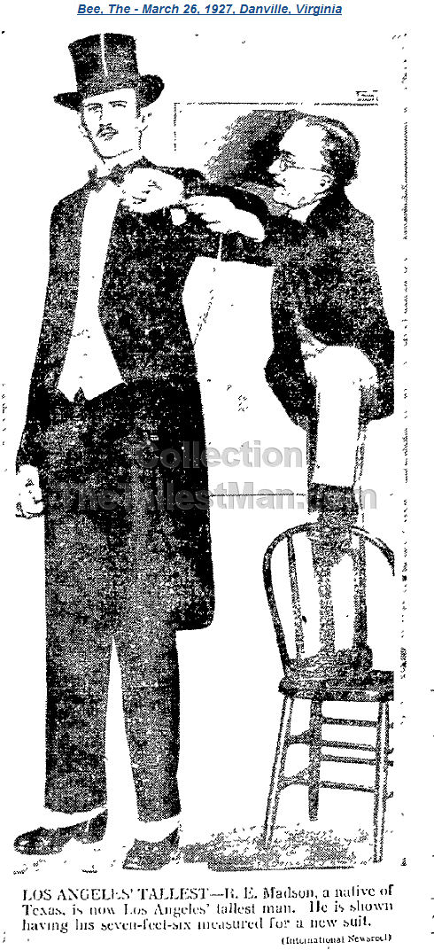 Ralph Madsen - The tallest man Nebraska