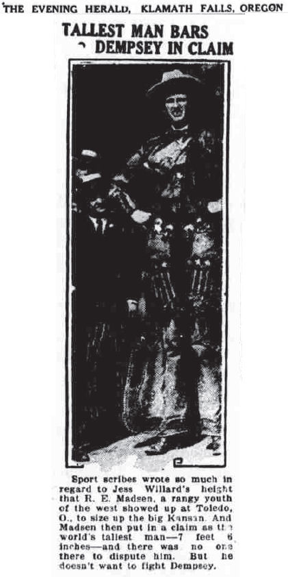 Ralph Madsen - The tallest man Nebraska