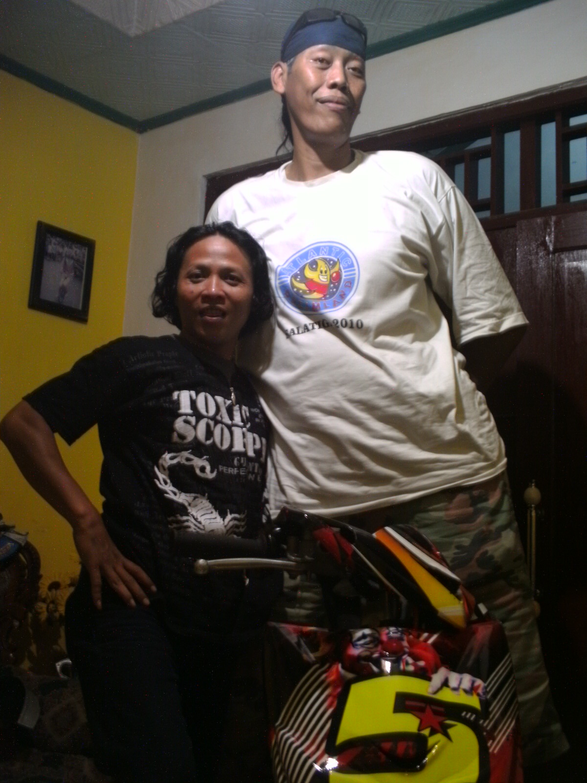 Rasyid Monas The tallest man Indonesia