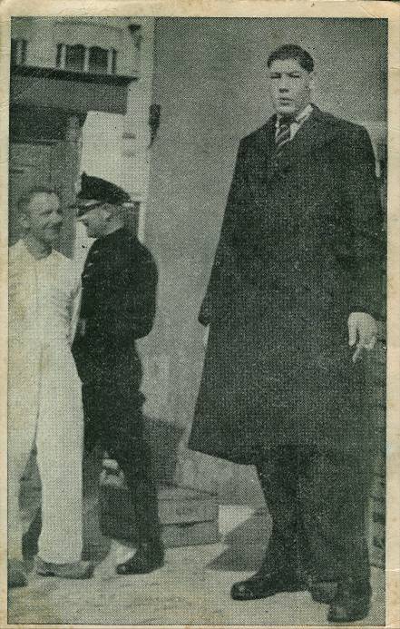 Rigardus Rijnhout - The tallest man Rotterdam Holland