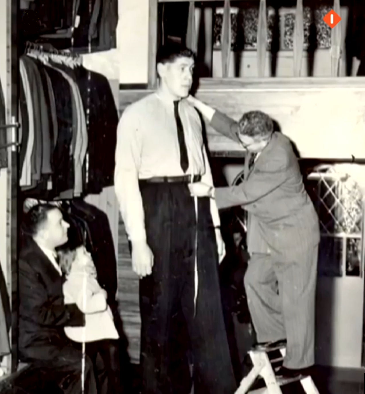 Rigardus Rijnhout - The tallest man Rotterdam Holland