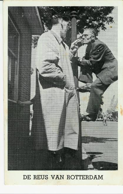 Rigardus Rijnhout - The tallest man Rotterdam Holland