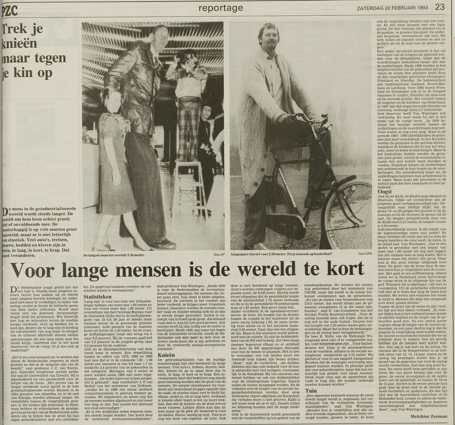 Rob Bruintjes - The tallest man of the Netherlands Holland