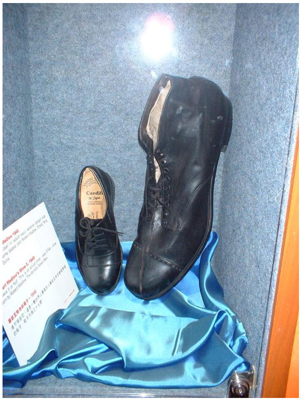 Giant Shoes The tallest man Big Feet