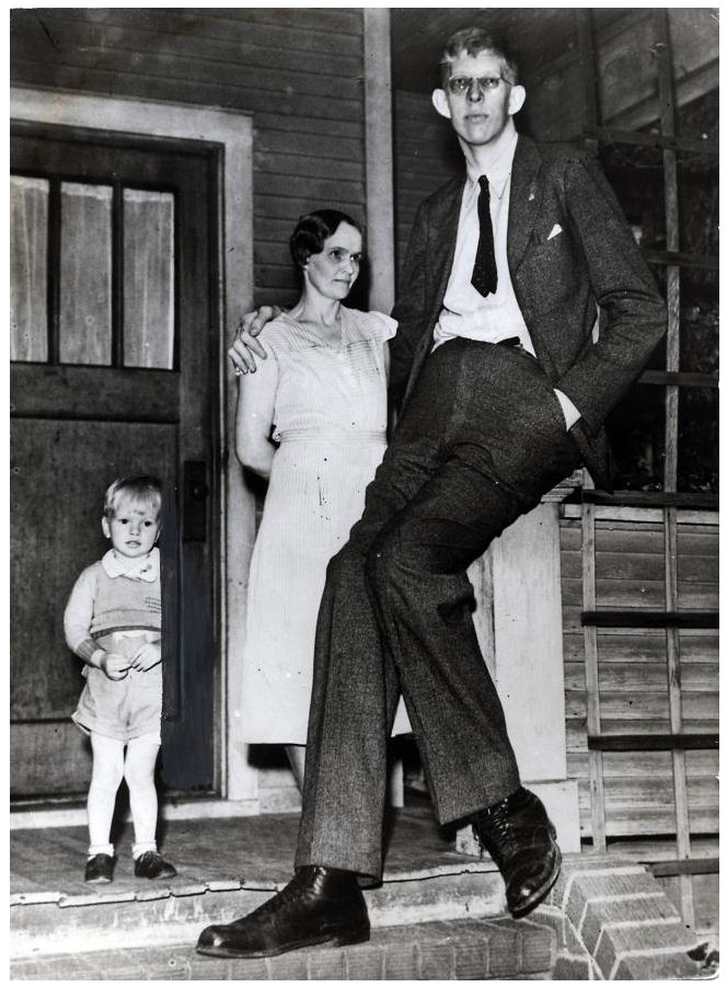 Robert Pershing Wadlow, The tallest man in the world who ever lived