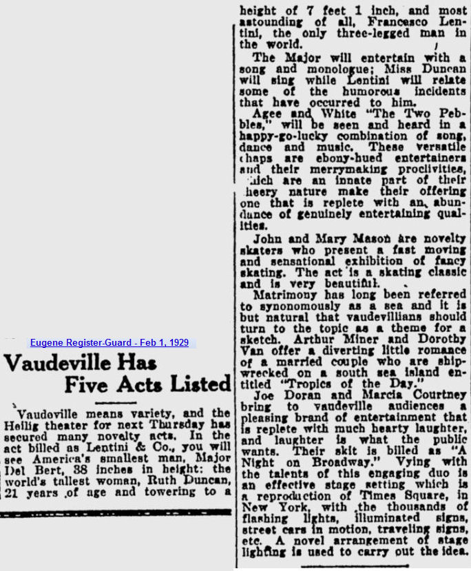 Ruth Duncan - The Magnificent Giantess