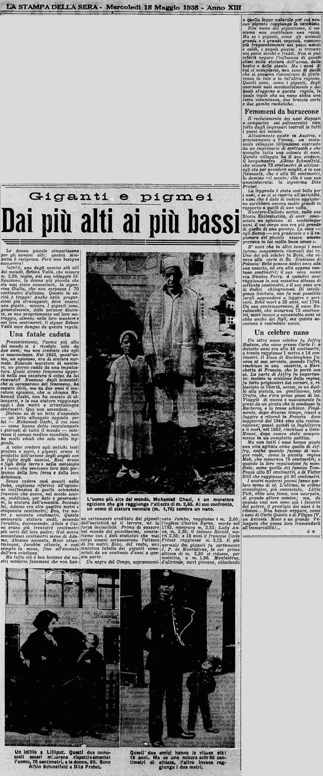 Sa’id Muhammad Ghazi - The tallest man Egypt