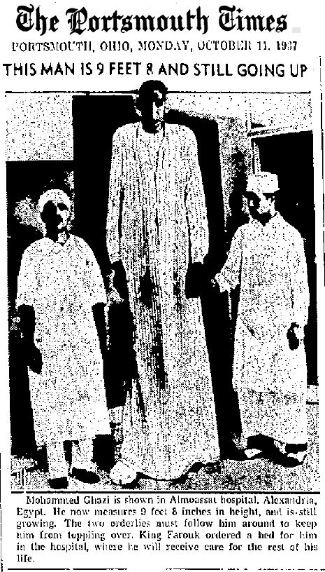Sa’id Muhammad Ghazi - The tallest man Egypt