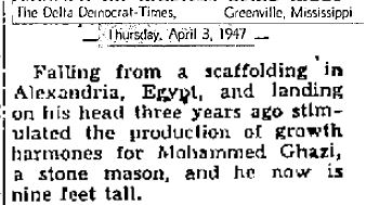 Sa’id Muhammad Ghazi - The tallest man Egypt