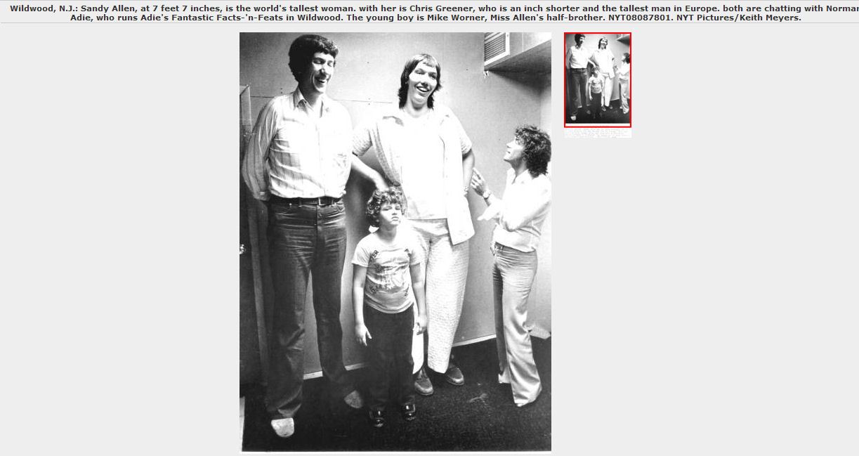 Sandy Allen - The tallest woman