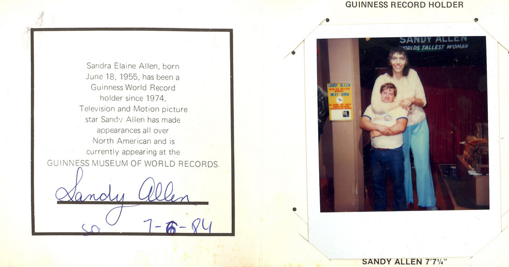 Sandy Allen - The tallest woman