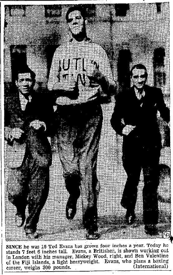 Ted Evans - The tallest man England