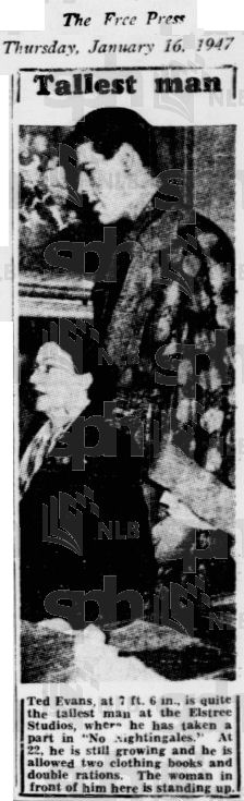 Ted Evans - The tallest man England