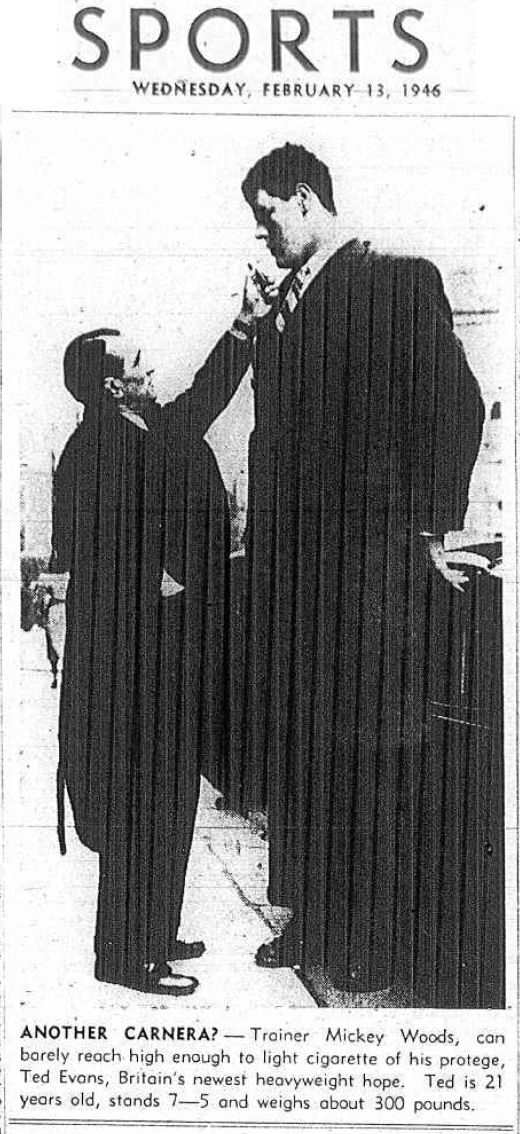 Ted Evans - The tallest man England