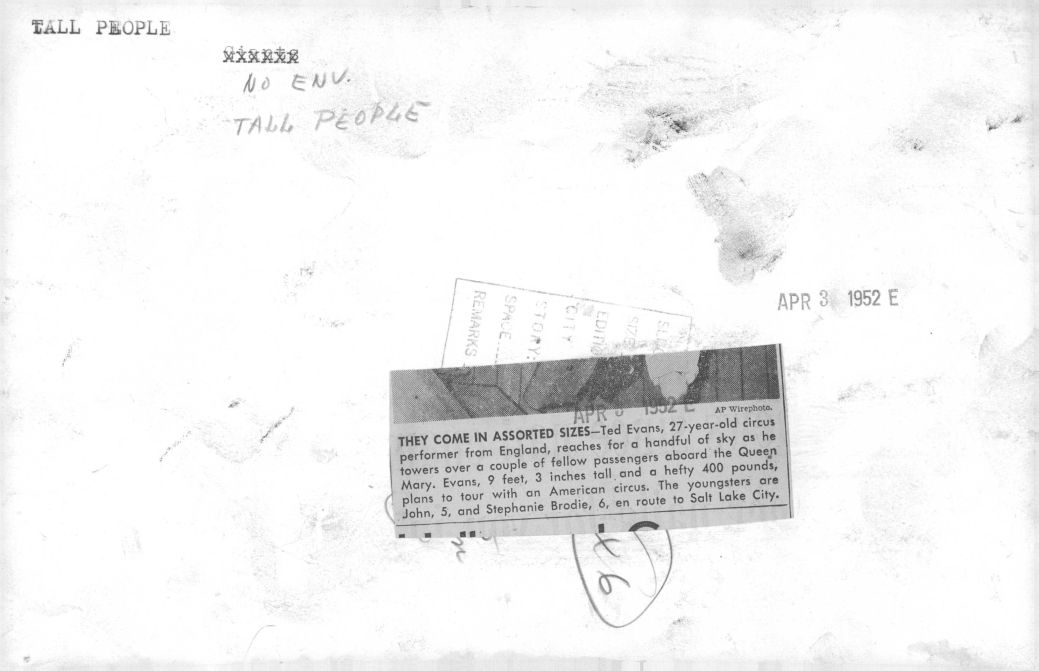 Ted Evans - The tallest man England