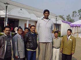 Vikas uppal - The tallest man India