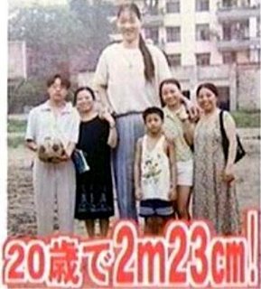 Yao Defen The tallest woman China