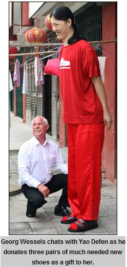 Yao Defen The tallest woman China