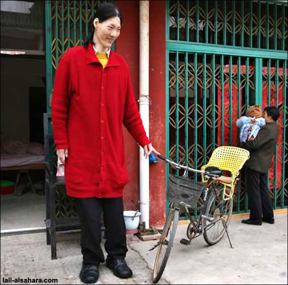 Yao Defen The tallest woman China