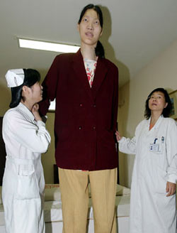 Yao Defen The tallest woman China