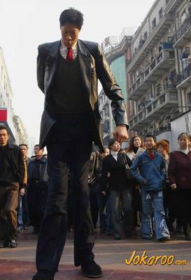 Zhang Jun-Cai The tallest man China