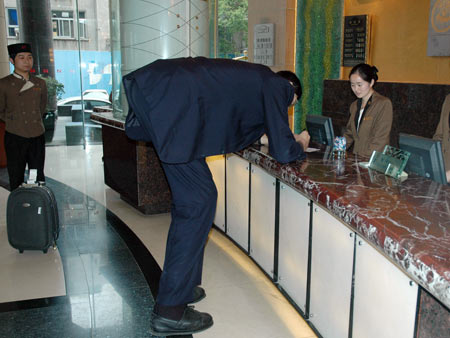 Zhang Jun-Cai The tallest man China