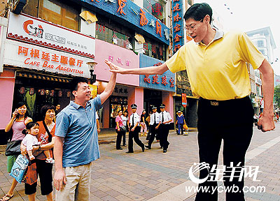 Zhang Jun-Cai The tallest man China