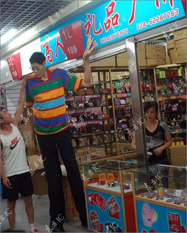 Zhang Jun-Cai The tallest man China