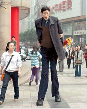Zhang Jun-Cai The tallest man China