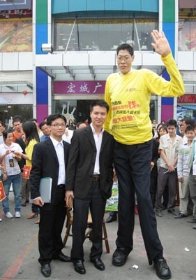 Zhang Jun-Cai The tallest man China