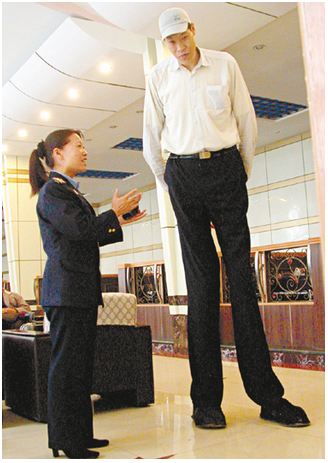 Zhang Jun-Cai The tallest man China