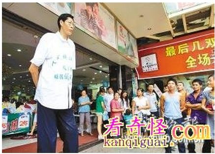 Zhang Jun-Cai The tallest man China