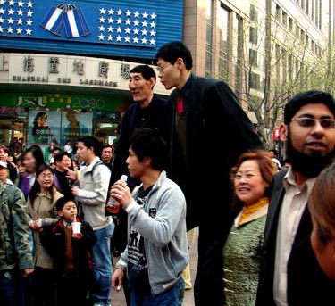 Zhang Jun-Cai The tallest man China